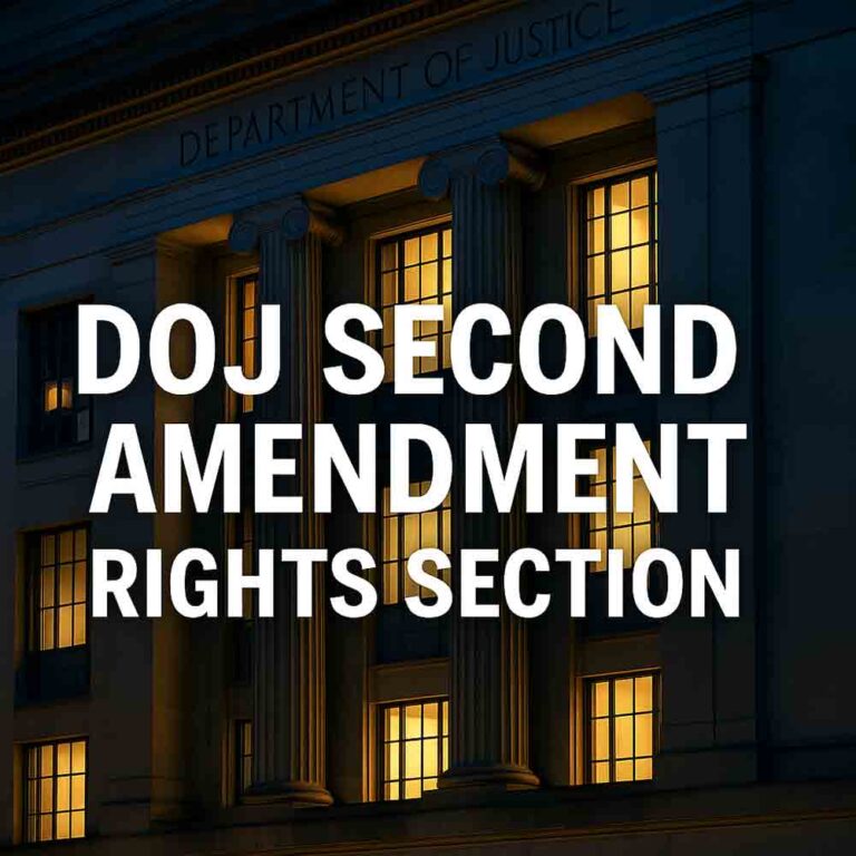 Second Amendment Rights Section Launches at DOJ